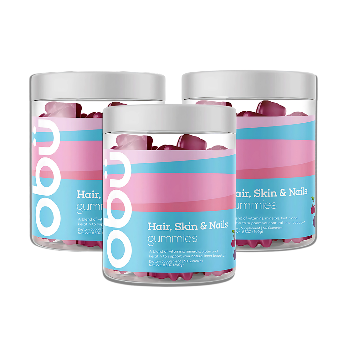 Obu Hair, skin , and nails strength Gummies 60 Gummy X3 | Kuwait ...