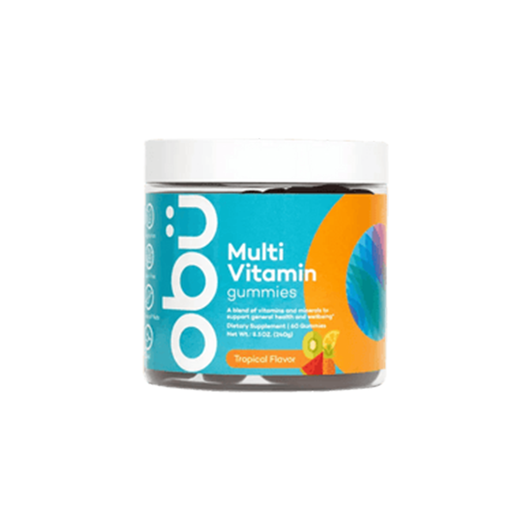 Obu Multivitamin Gummies For Adults With Tropical Flavor 60 Pcs ...
